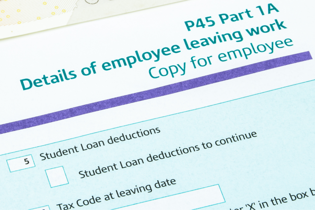 Request my P45 - Cogent Staffing